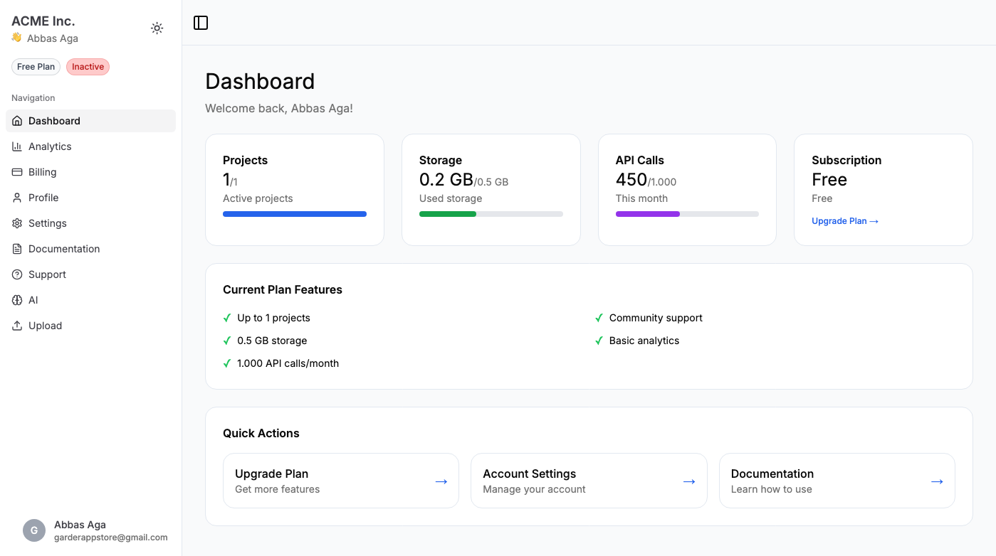 NeoSaaS - Complete SaaS Starter Kit